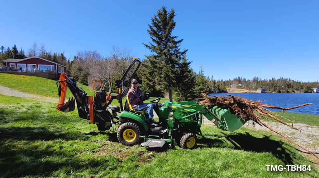 How a Tractor with Backhoe Boosts Productivity on Any Property - TMG