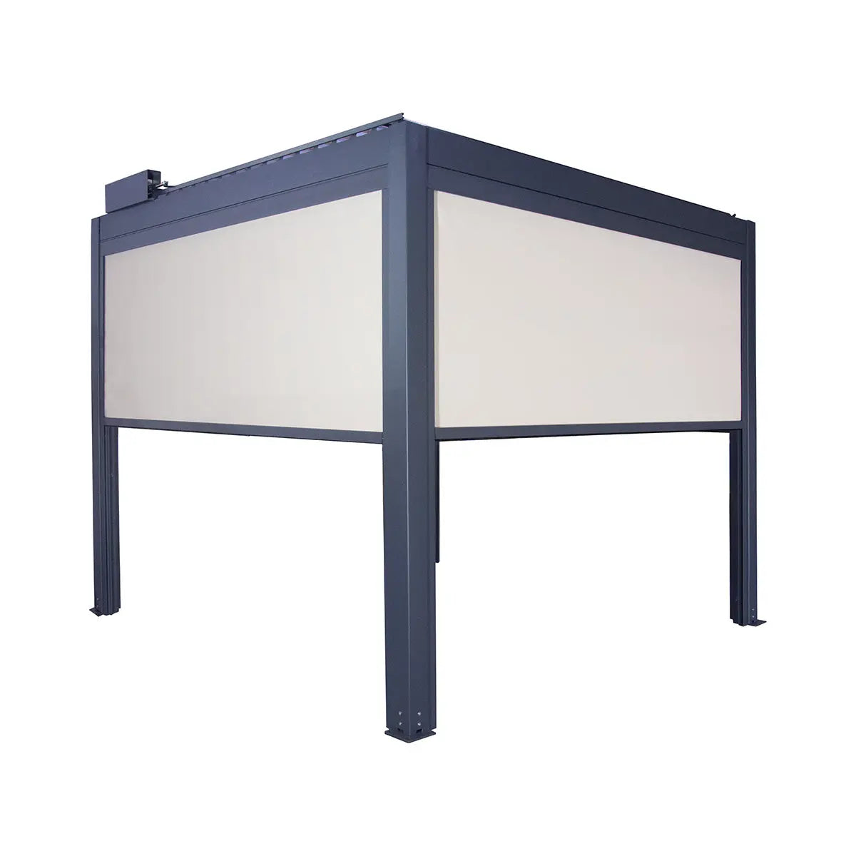 TMG 10′ × 10′ (3 × 3 m) Aluminum Louver Roof Slatted Pergola with ...