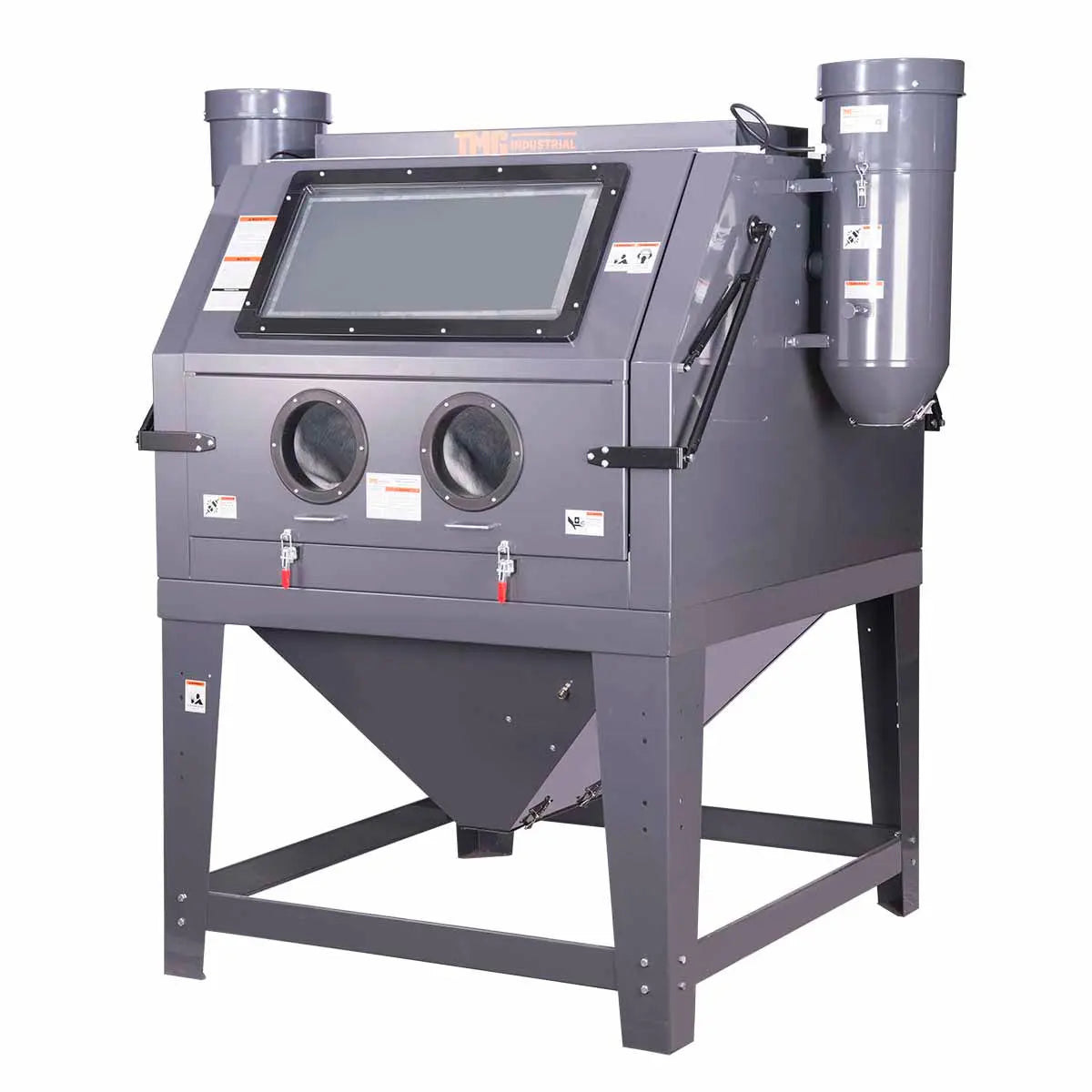 TMG 320 Gallon Dual Station Cabinet Sandblaster, ETL Certified Vacuum ...