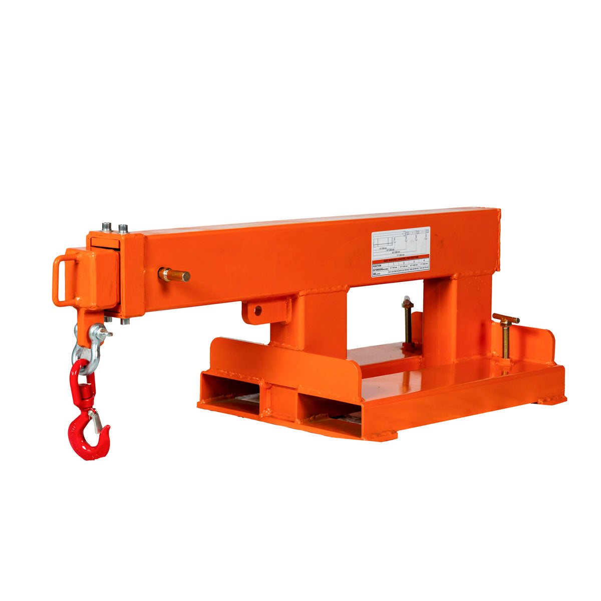 TMG Forklift Telescoping Jib Crane, 2.5 Ton (5500 lb) Capacity ...