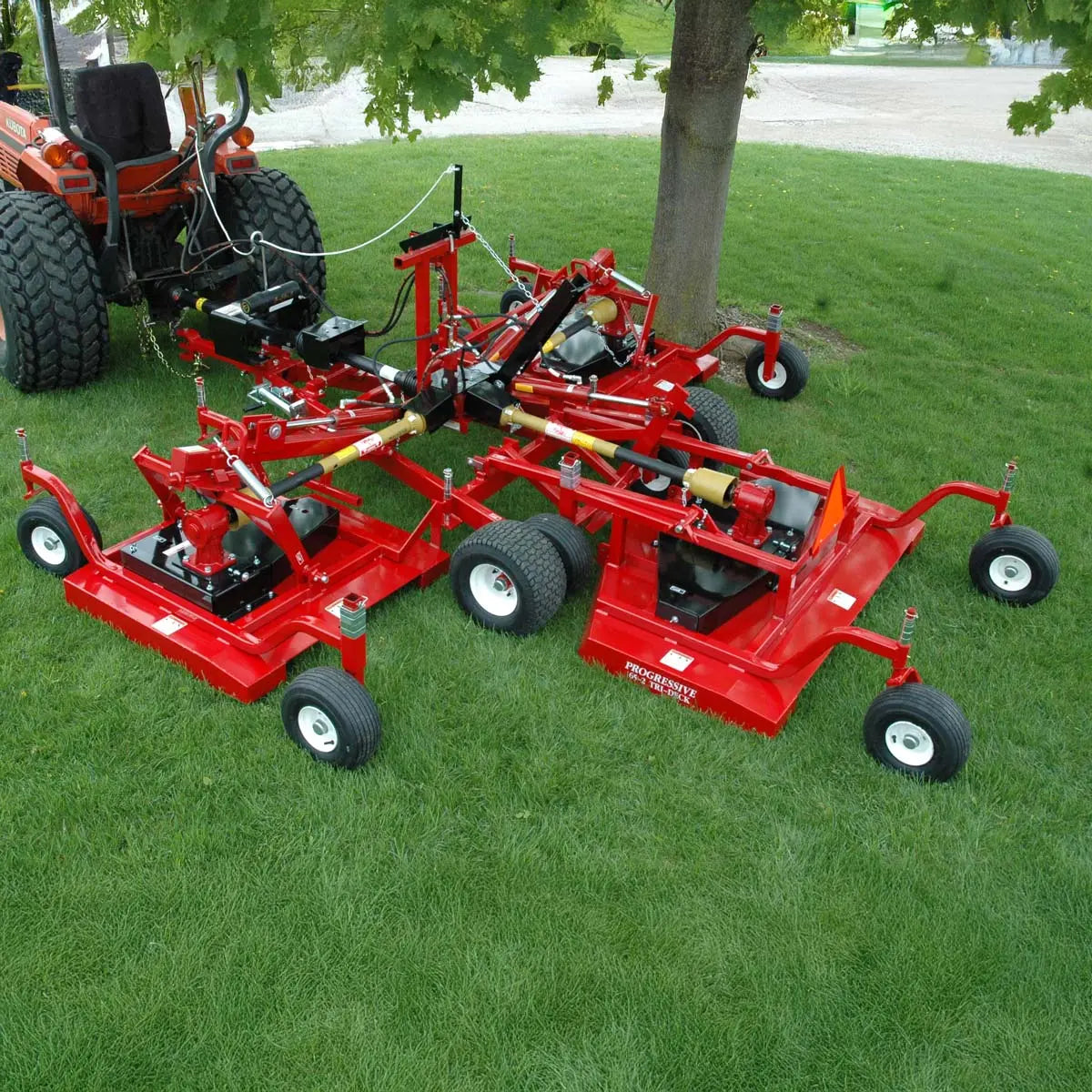 Progressive Turf 12′ Tri Deck Finishing Mower, 1” – 5” Cut Height, For ...