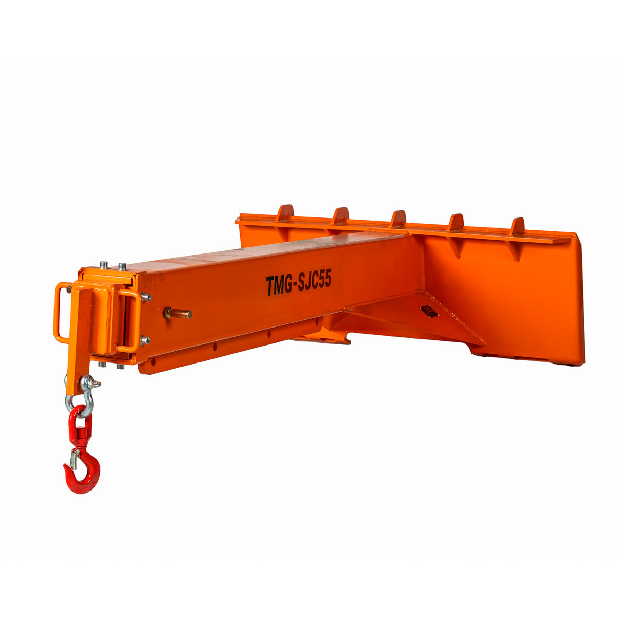 TMG Skid Steer Telescopic Jib Crane, 5000 lb Capacity, Adjustable 72 ...