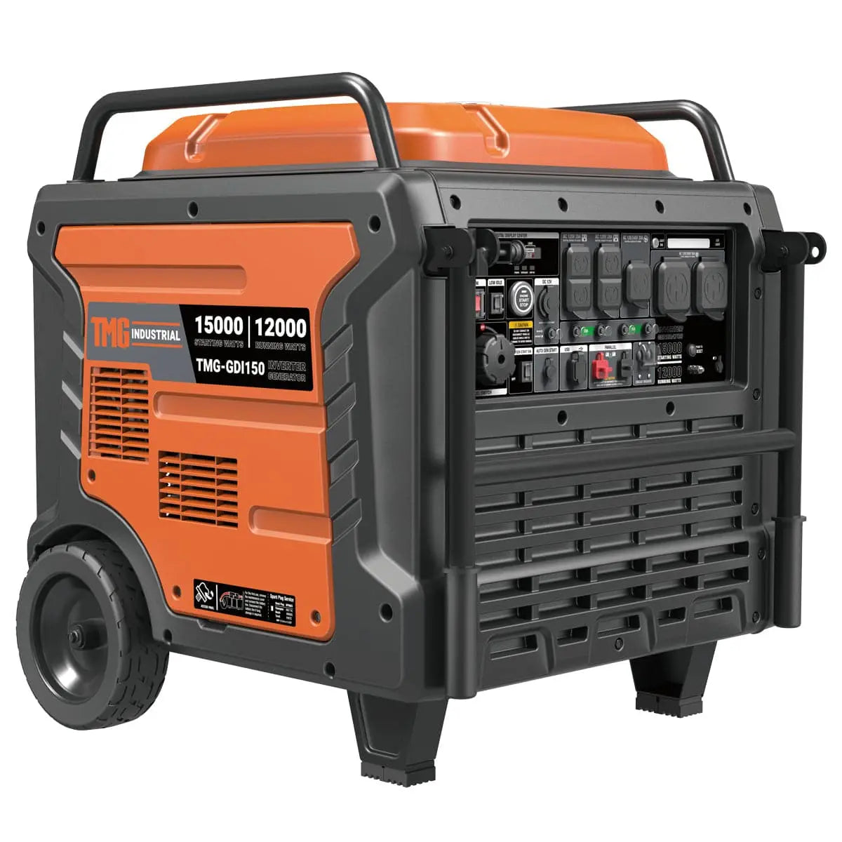 TMG 15KW Portable Inverter Gas Generator for Home & RVs with THD