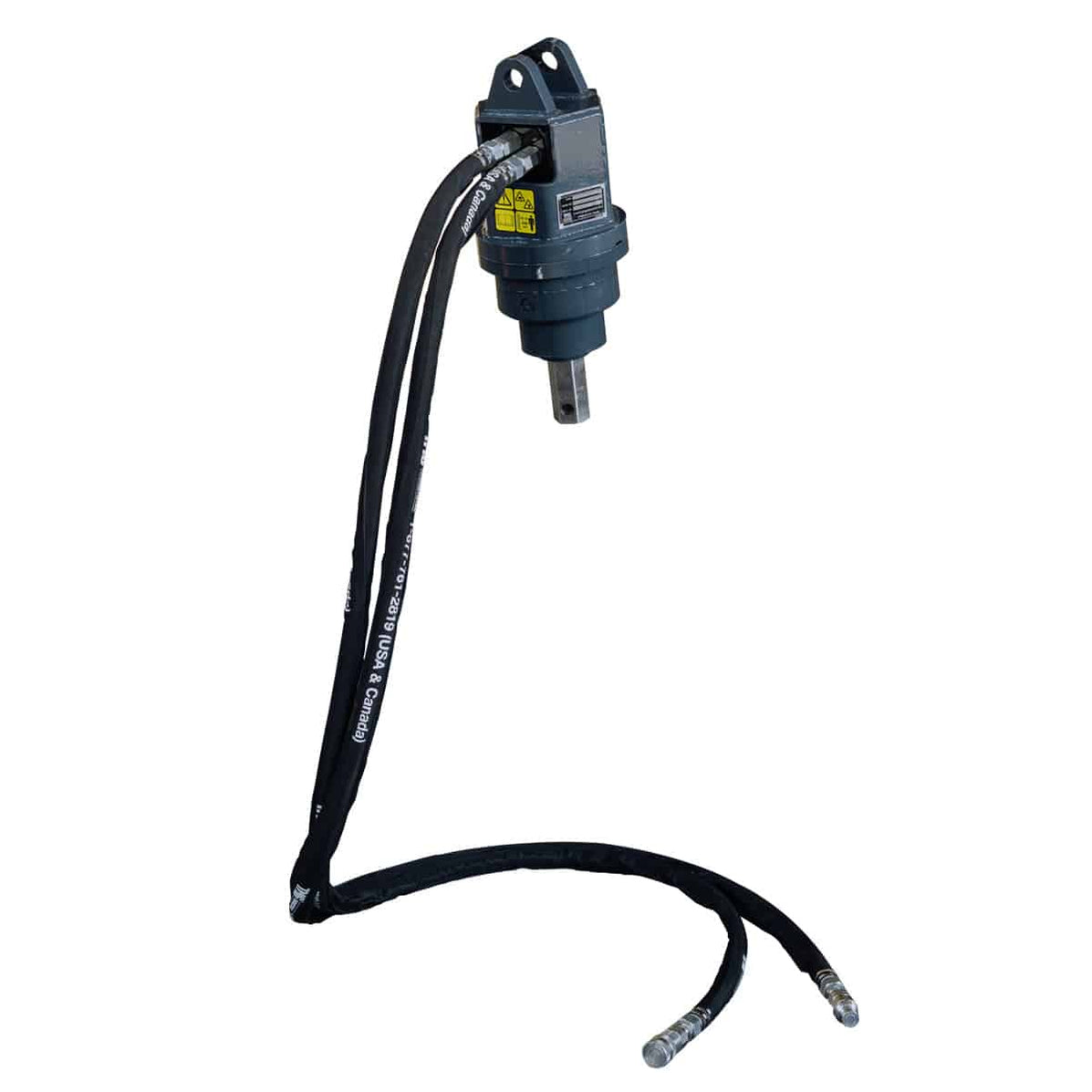 Hydraulic Post Hole Auger Drive Power Head, 7-20 GPM Hydraulic Flow,