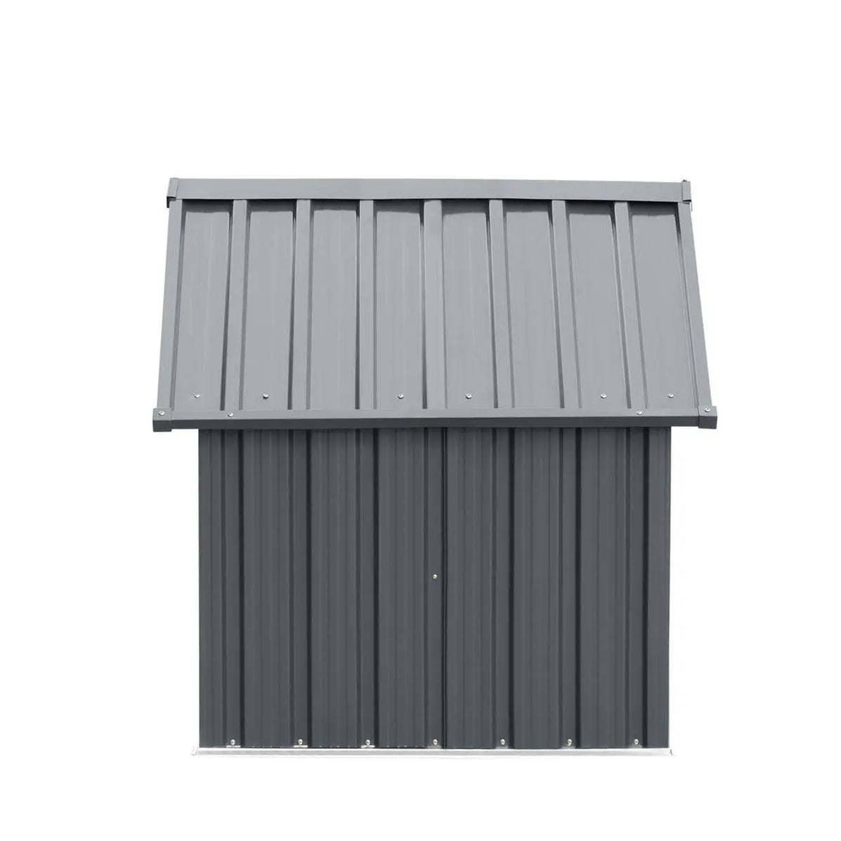Outdoor Metal Dog House, Detachable Metal Floor, Apex Roof Design,