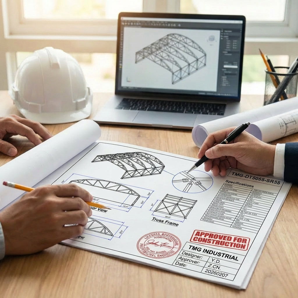Stamped Engineering Drawing by registered and licensed Canadian struct