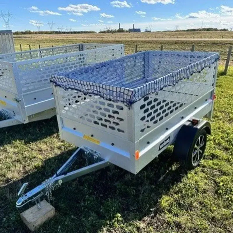 Variant 7’ Heavy Duty Utility Tilt Trailer with Extended Mesh Sides