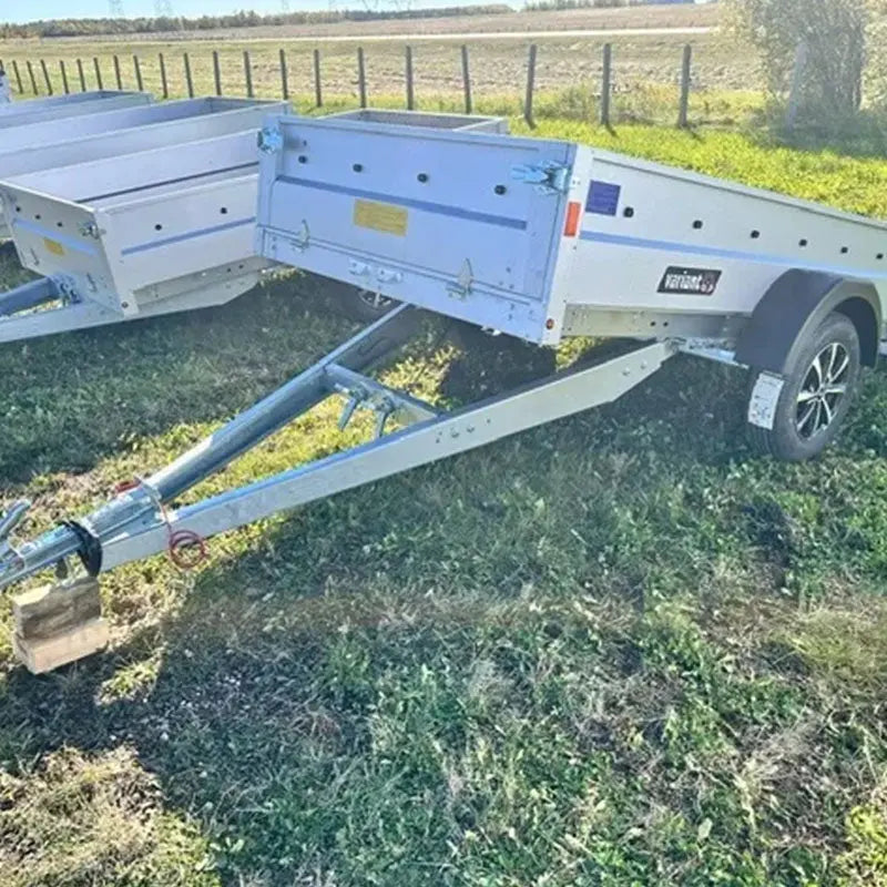 Variant 9’ Heavy Duty Utility Tilt Trailer with Ramp, 5’ x 9’ Inner