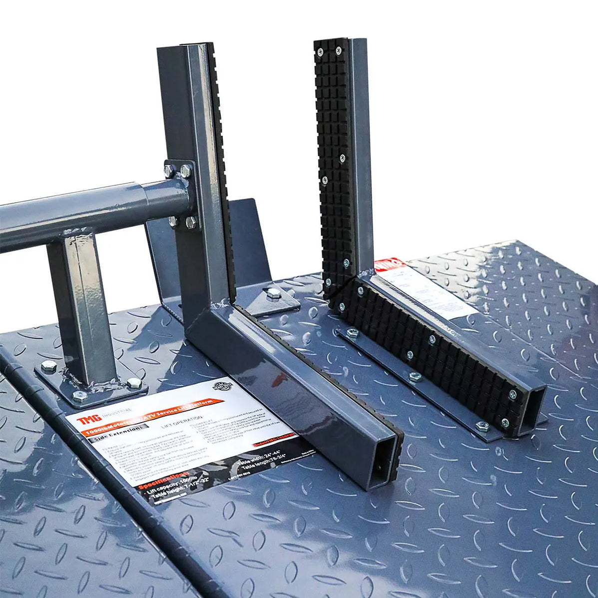 1000 lb Portable Motorcycle/ATV Scissor Lift, 44" Work Platform, 10"