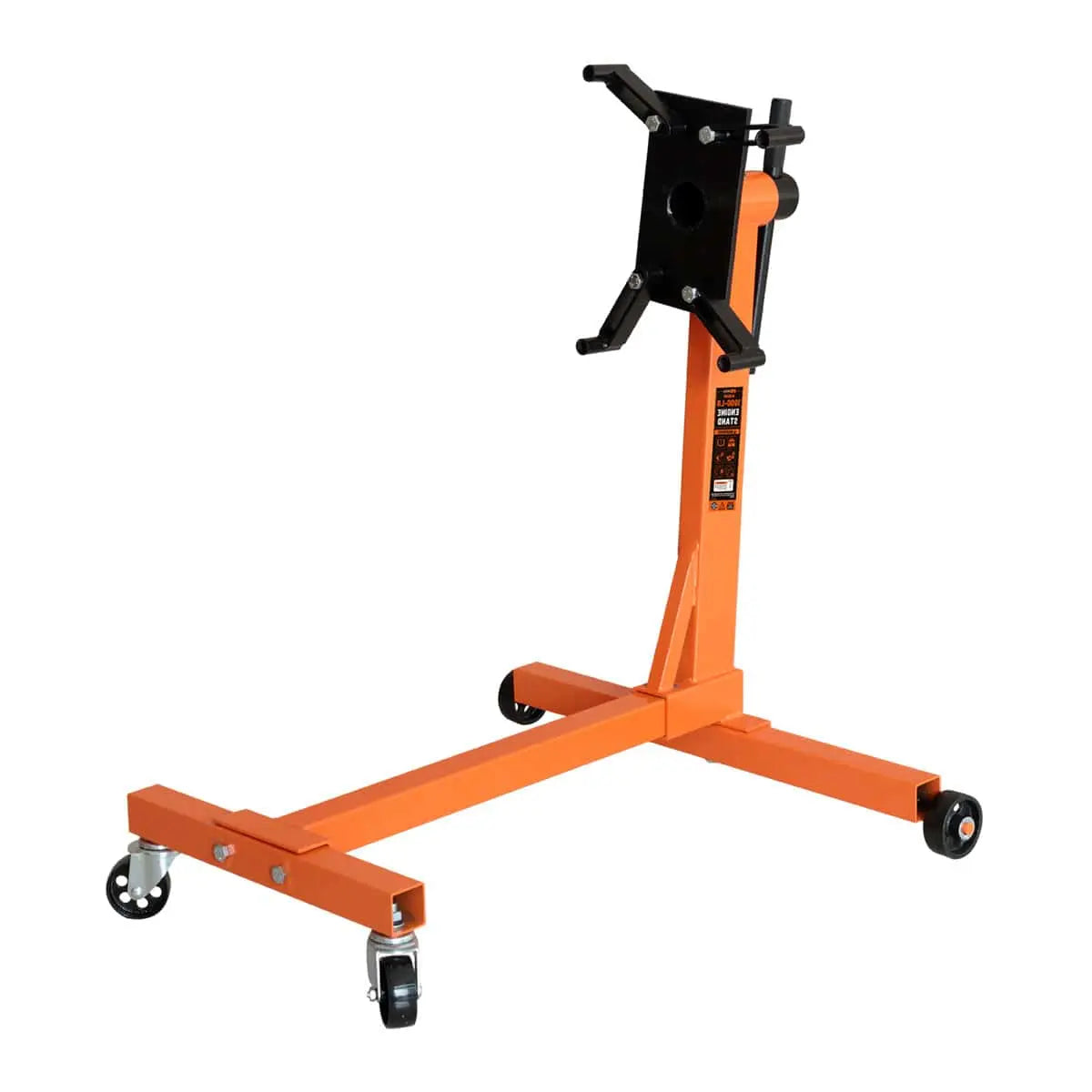 1000-lb Rotating Engine Stand, 4 Adjustable Arms, 360° Rotation, Fixed