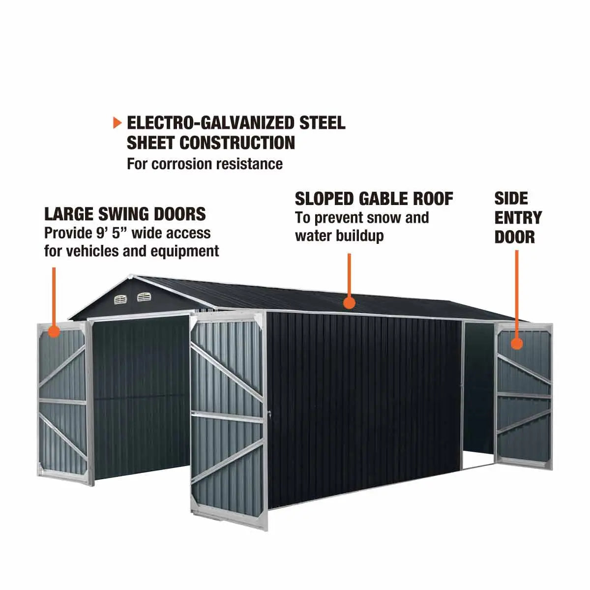 Metal Sheds | TMG Industrial CA