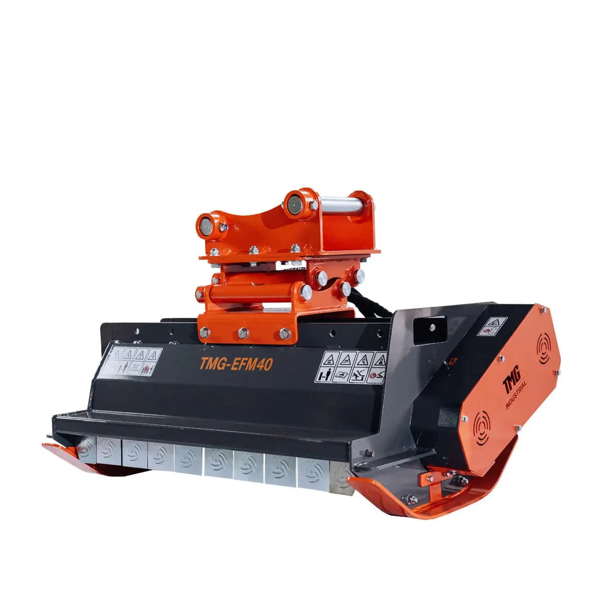 TMG 40" Brush Cutter Flail Mower for 6 to 8-ton Excavators and Backhoes